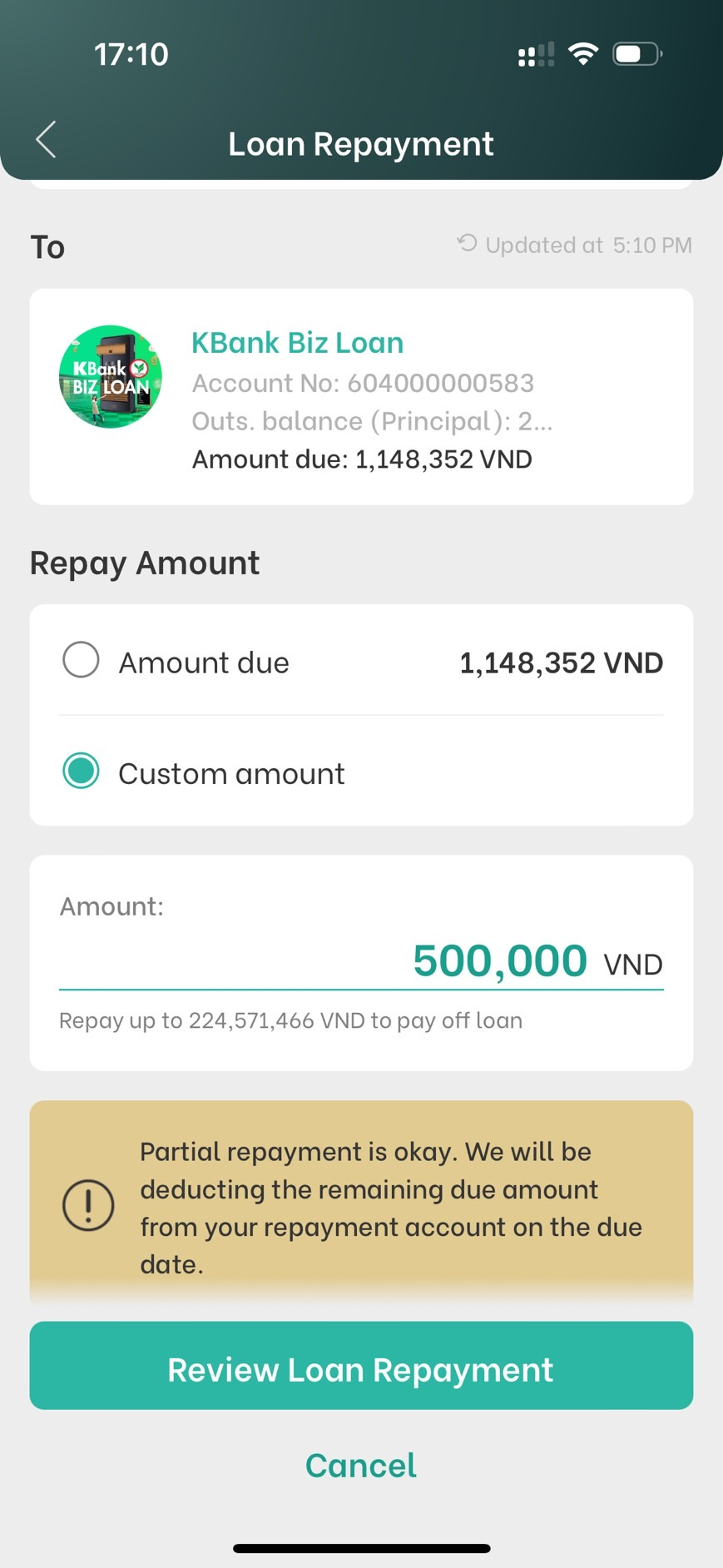 K PLUS Vietnam Application Guide - My Loan & Loan Repayment